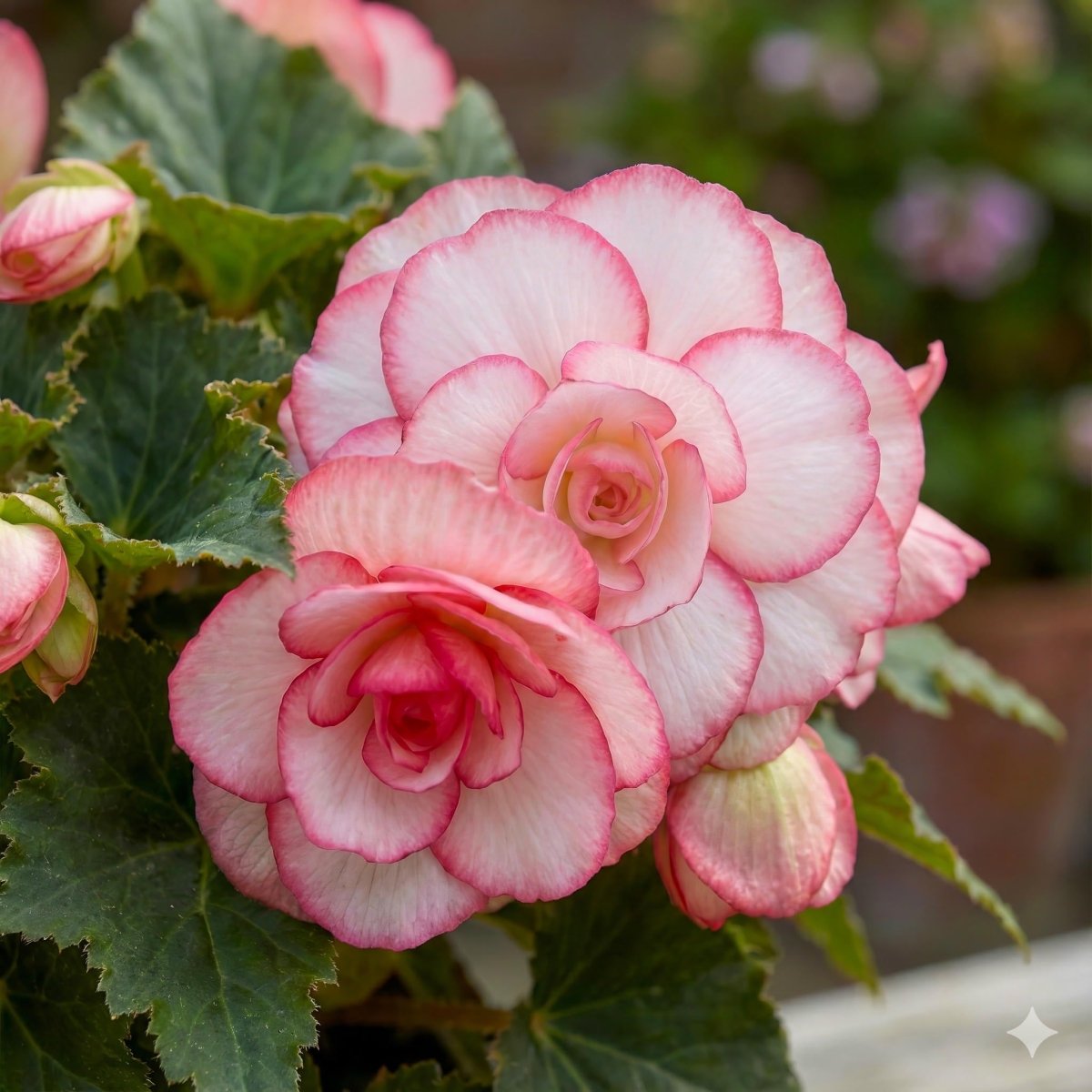 Begonia Double 'Bouton de Rose' - Harding & Bloom